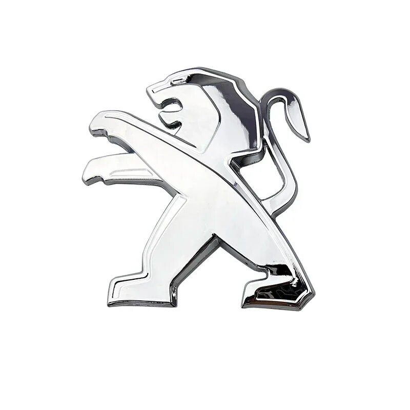 10,3 см сплав, передний логотип автомобиля, эмблема, задний багажник, наклейка для Peugeot 106 207 208 301 307 308 407 408 508 2008 3008 4008 5008