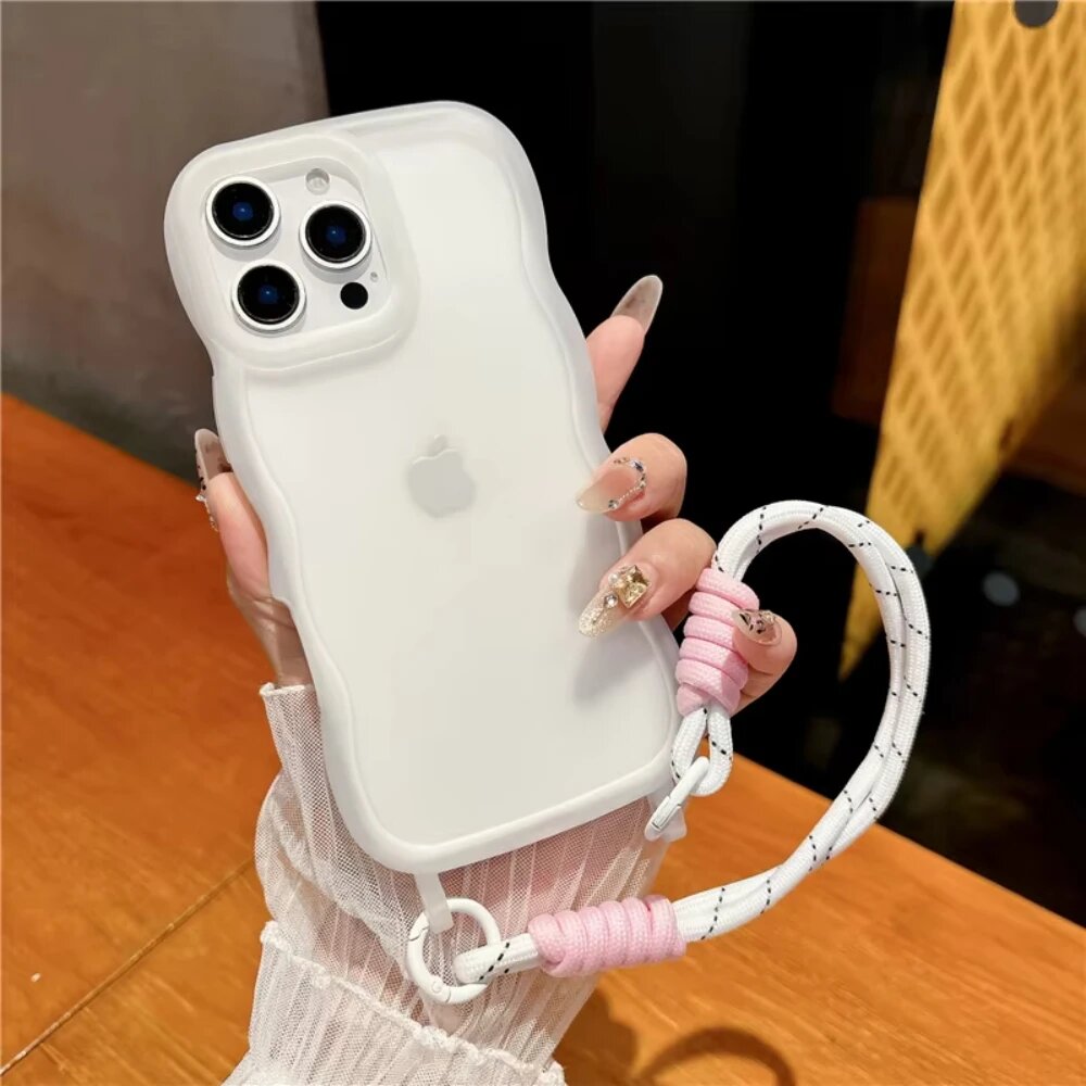 Силиконовый чехол-брелок для iPhone 17 Pro Max 14 13 11 12 15 Pro Max, противоударный, мягкий бампер, чехол-накладка цвета леденца