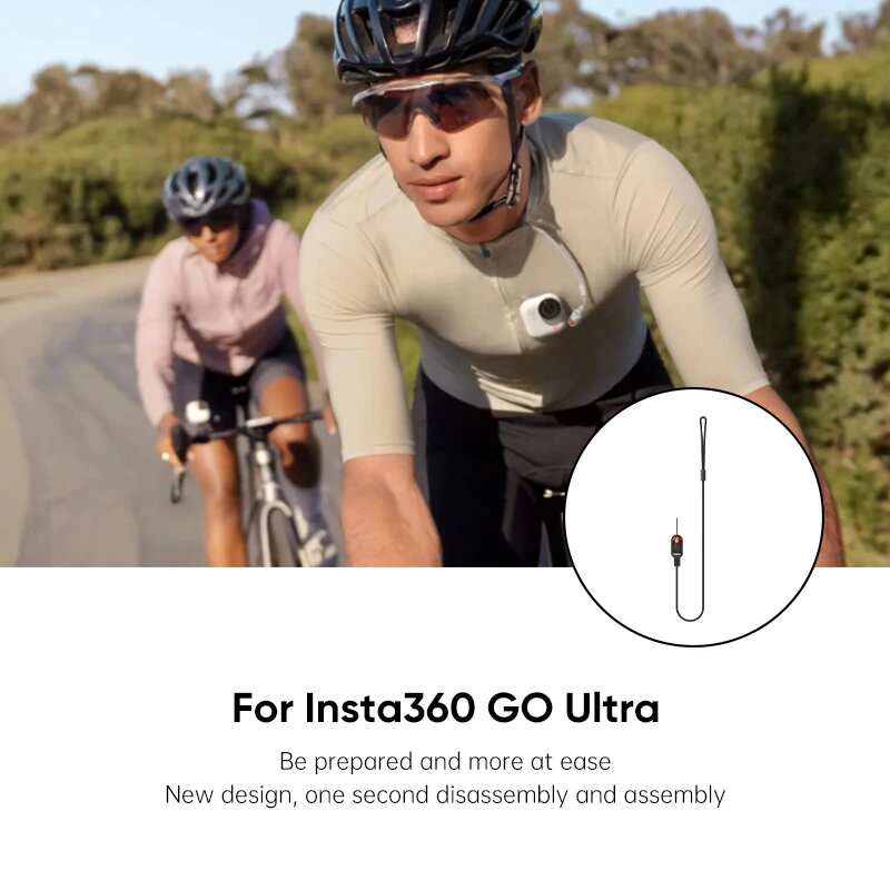 Insta360 GO Ultra Комплект аксессуаров Safety Cord Black