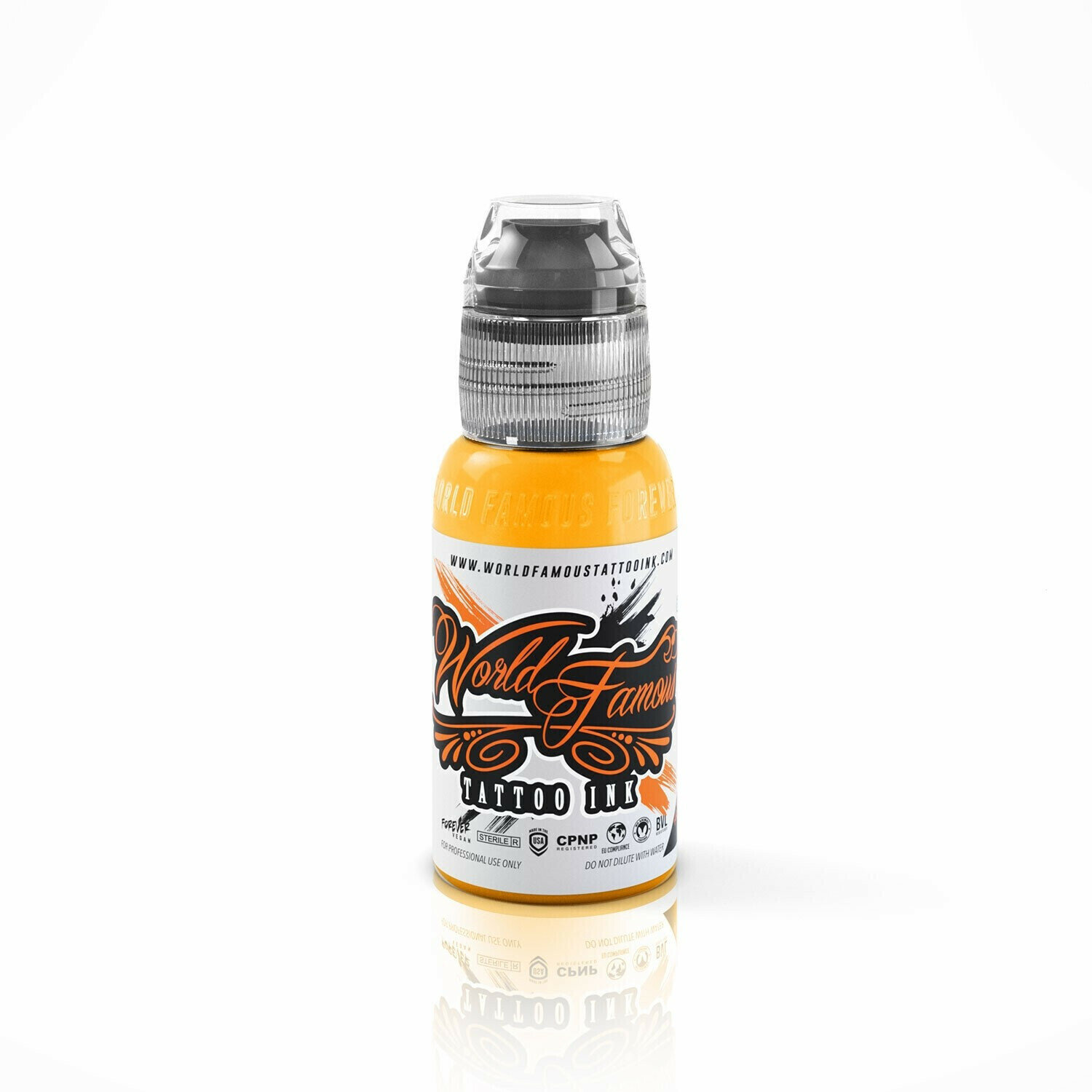 World Famous Тату Краска Ink - Michelangelo Yellow - 15 мл