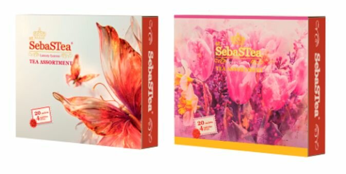 Чай SEBASTEA Spring Emotions ассорти черн.(20 пак.) /картон/ 30г