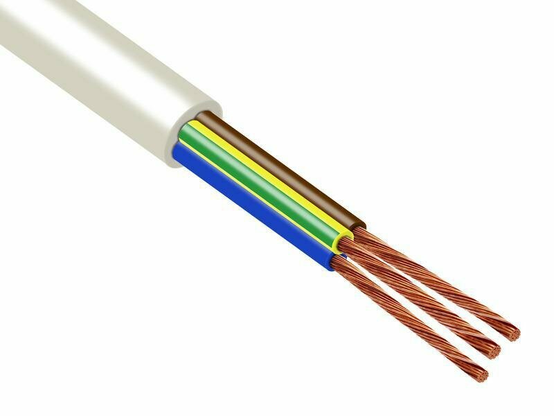 Провод TOKOV ELECTRIC ПВС 3х2.5 (2х2.5+1х2.5) 380В Б (уп.10м) 1945444