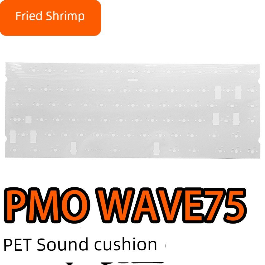Механическая клавиатура PMO WAVE75, беспроводная, с звукопоглощающей подкладкой PORON, сэндвич-подкладка из хлопка IXPE
