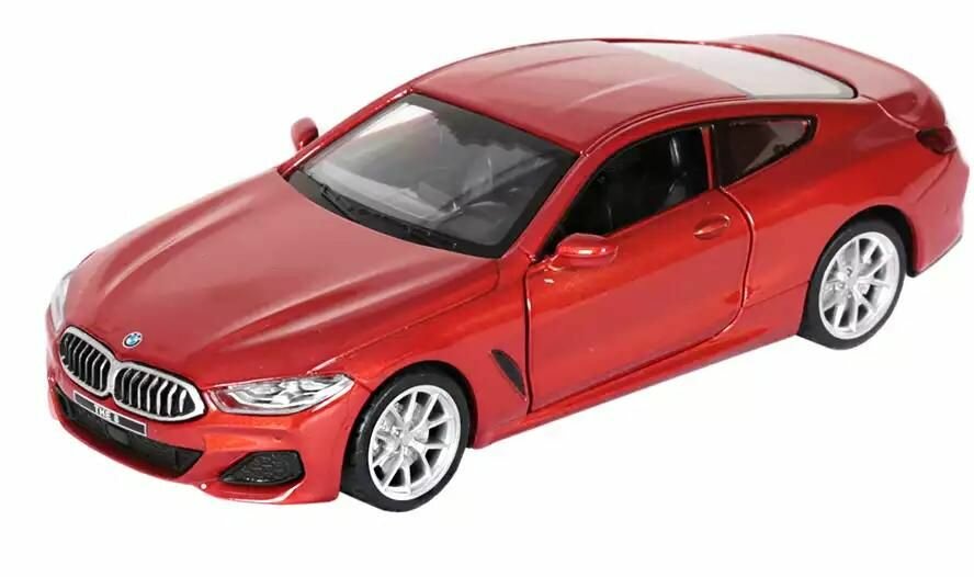 Модель машинки MSZ / Metal Speed Zone BMW M850i Coupe, 147.5 см, масштаб 1:35, инерционная, красная