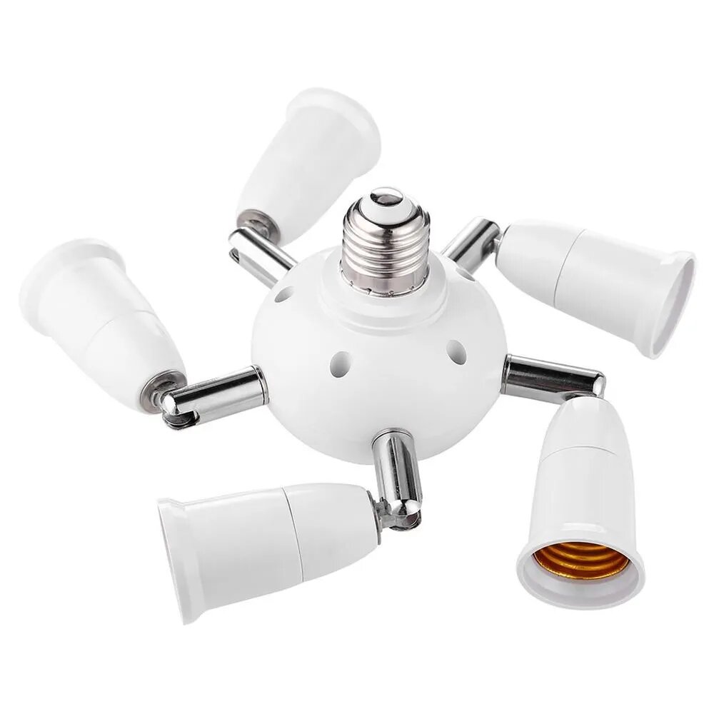 Патрон для лампы, Светодиодная, Люминесцентная (энергосберегающая), 1 шт.