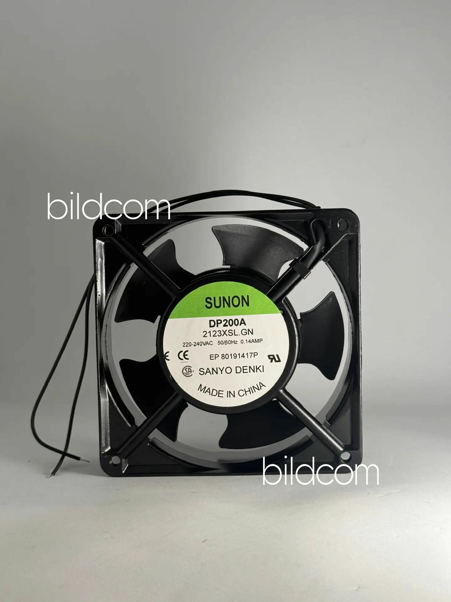 Вентилятор Sunon DP200A/2123XSL. GN 220V 0.14А 120x120x38мм 2pin OEM