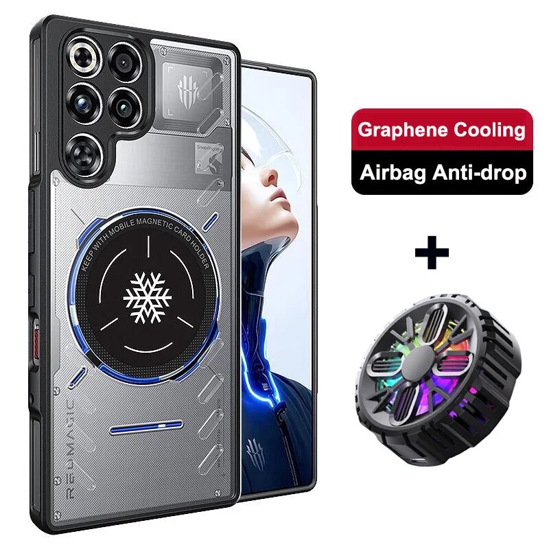 Чехол Red Magic 11 Pro/11 Pro+ с графеновым охлаждением и радиатором