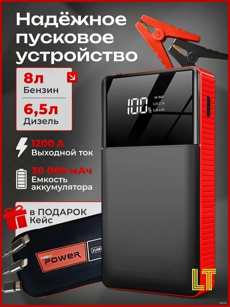 Устройство пуско-зарядное, 30000 А•ч, макс. ток 1200 A, 160 мм