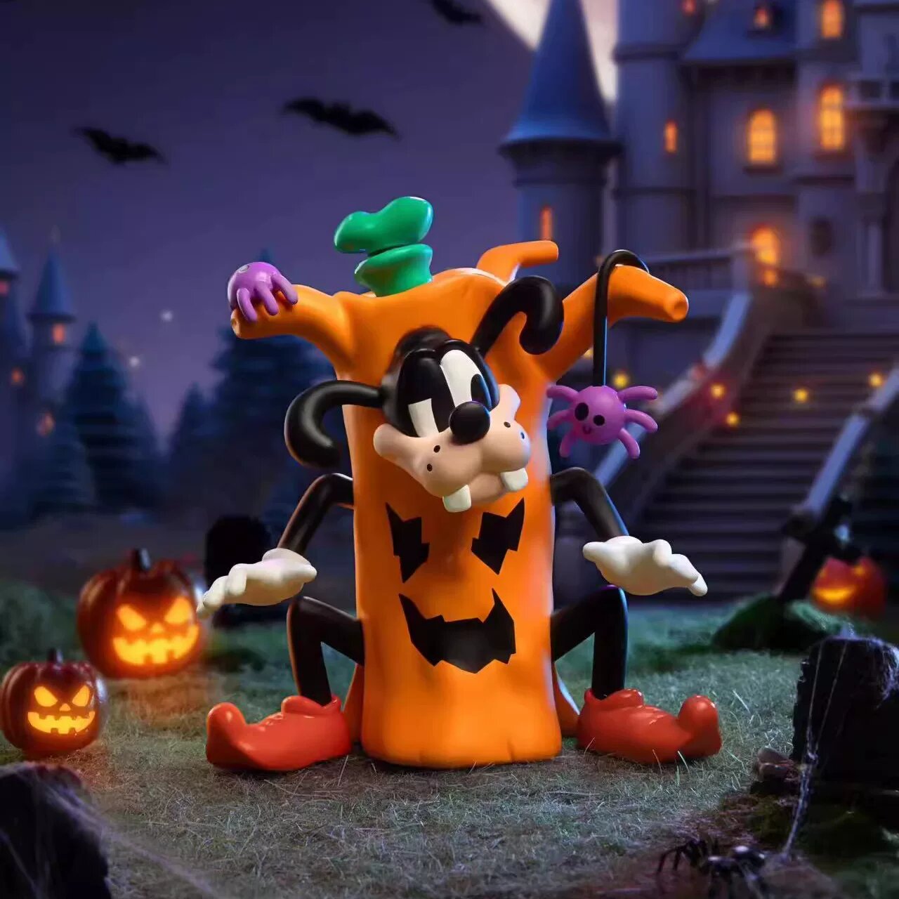 Фигурка Персонажа Гуфи из Сериала Disney 'Halloween Night' Слепой Бокс (Подтверждено в Боксе)