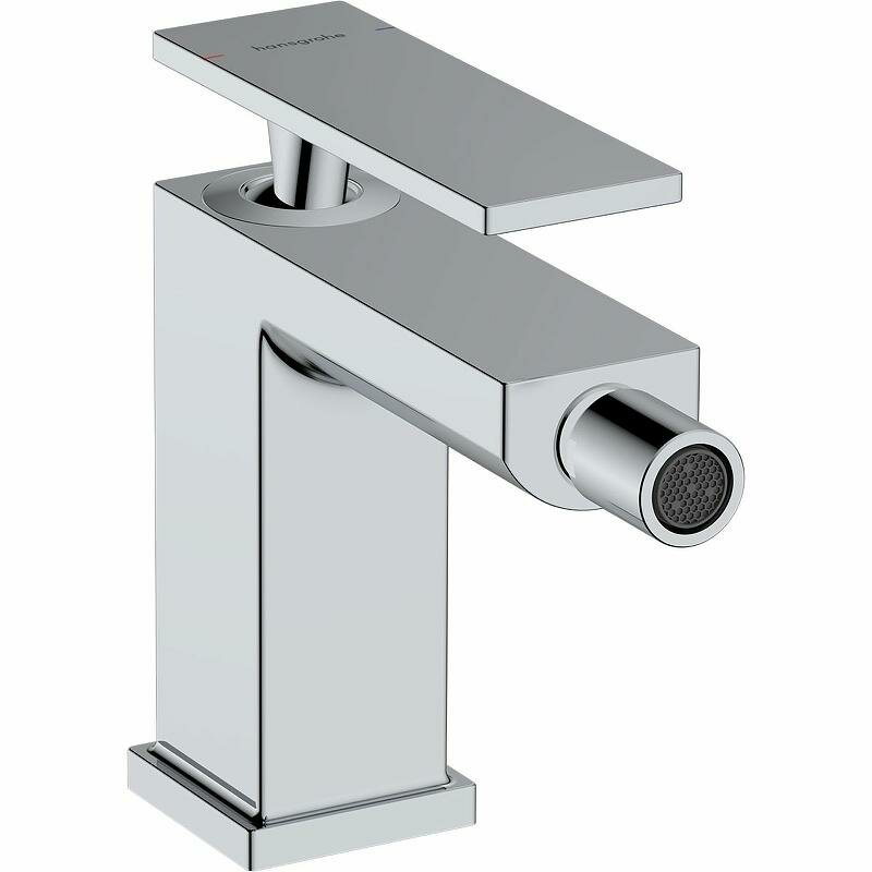 Смеситель для биде Hansgrohe Tecturis E 73200000 хром, со сливным гарнитуром