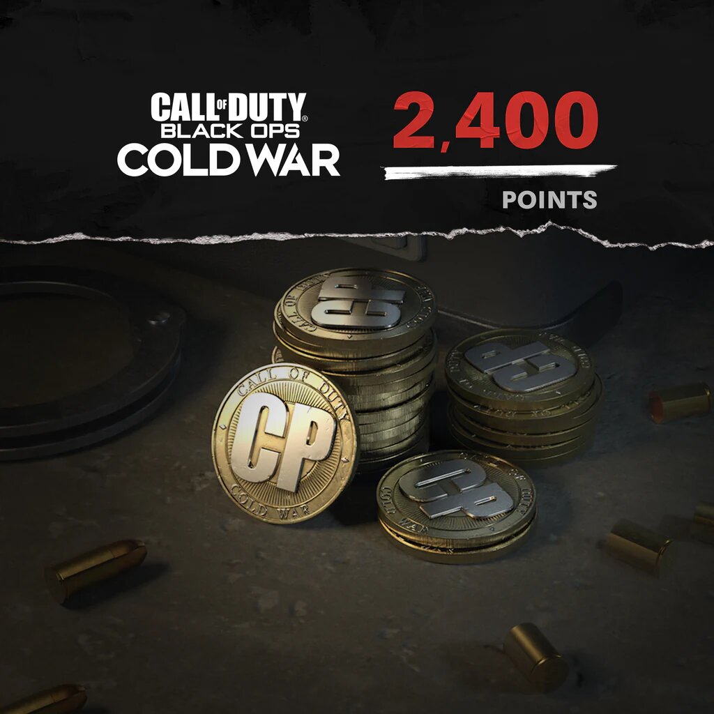 Дополнение 2,400 Call of Duty: Black Ops Cold War Points, цифровое издание PlayStation 4 и PlayStation 5, регион Турция / код пополнения баланса