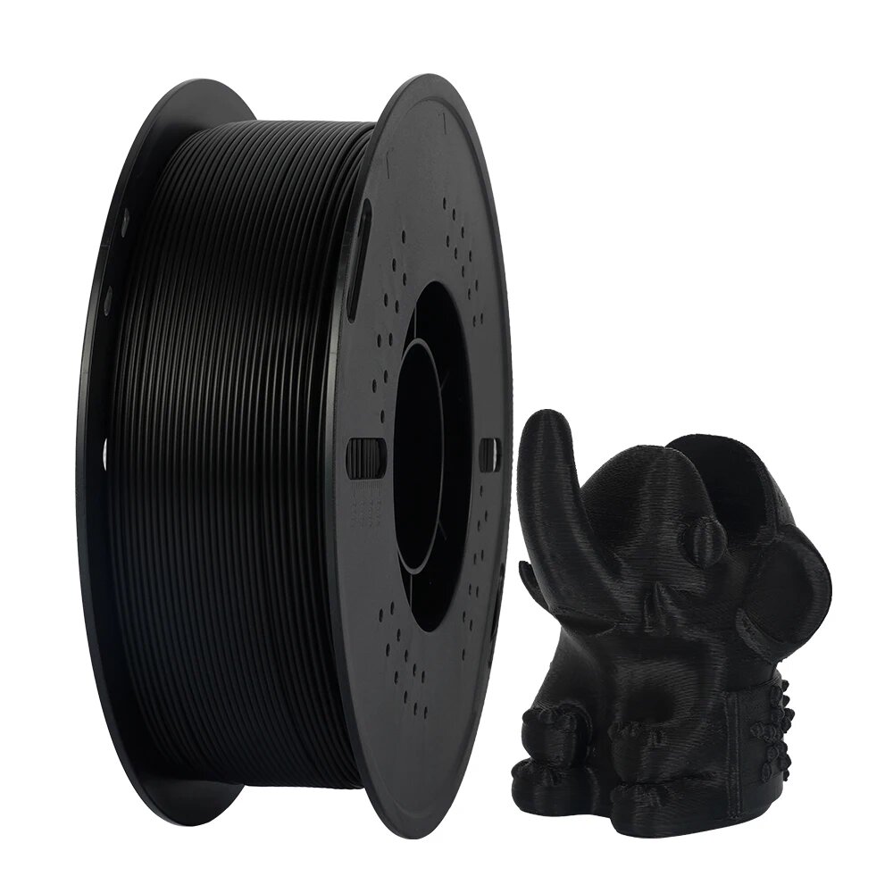 KINGROON нить для 3D-печати PLA PETG TPU ABS ASA 1 кг 1.75 мм PLA BLACK 1KG