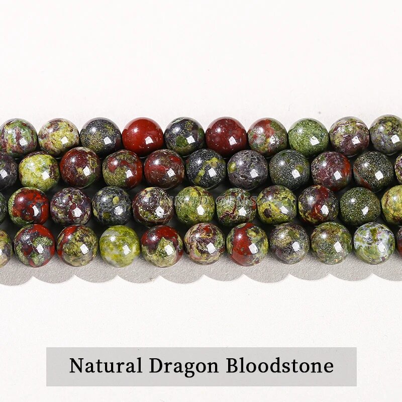 Бусины Дракон Bloodstone 4-12 мм 4mm approx 90pcs, Dragon Bloodstone