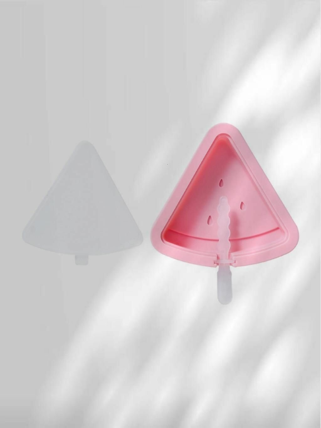 Силиконовые формы для эскимо, Розовый - арбуз