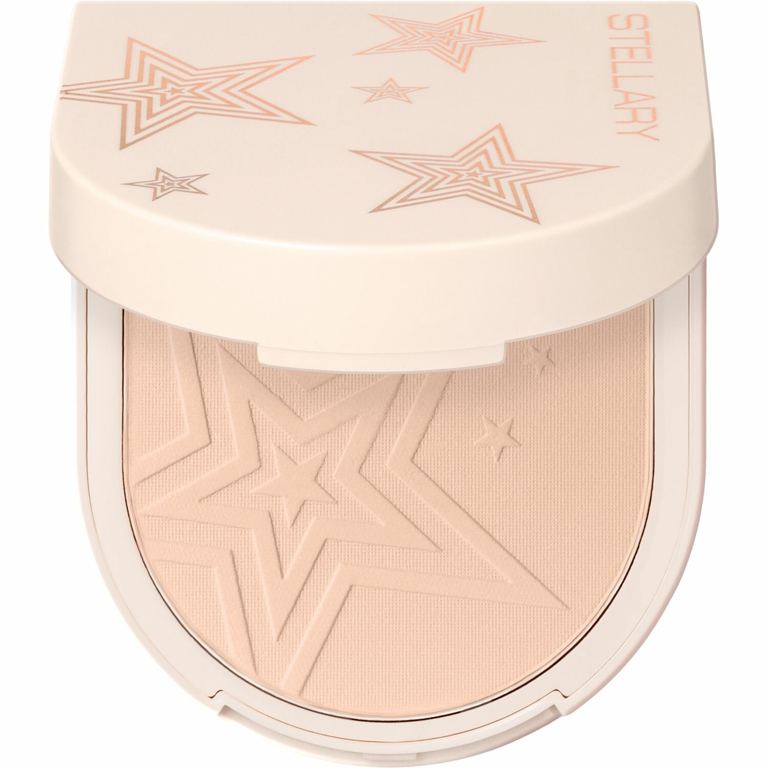 Stellary Компактная пудра для лица 02 Слоновая кость Compact satin powder - сатиновый финиш