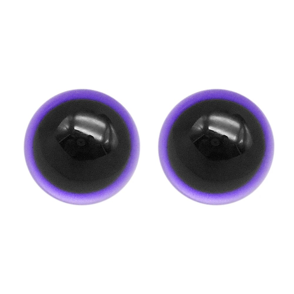 Кабошоны стеклянные глаза животные кошка GraceAngie 6-30 мм Фиолетовый, 6mm 25pairs, A
