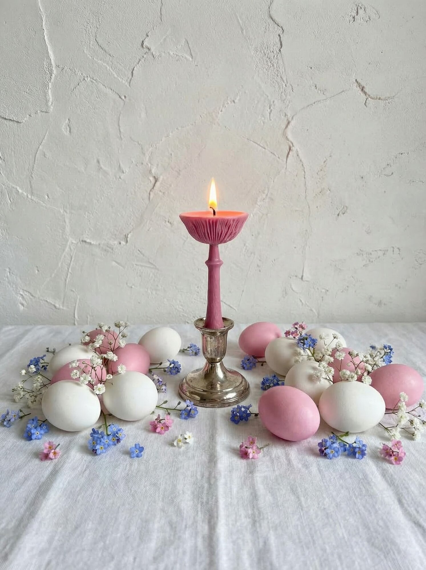 Свеча Unification love "Гриб мухомор перезрелый, цвет розовый", фигурная, 2 часа горения