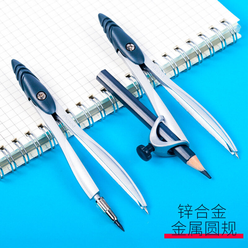 Maped 194108 Набор для черчения для студентов, 10 предметов: металлический циркуль и линейка, инструменты для черчения