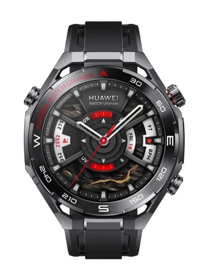 Часы Huawei Watch Ultimate 2 55020GBK 48 мм, 1.5", черный / черный