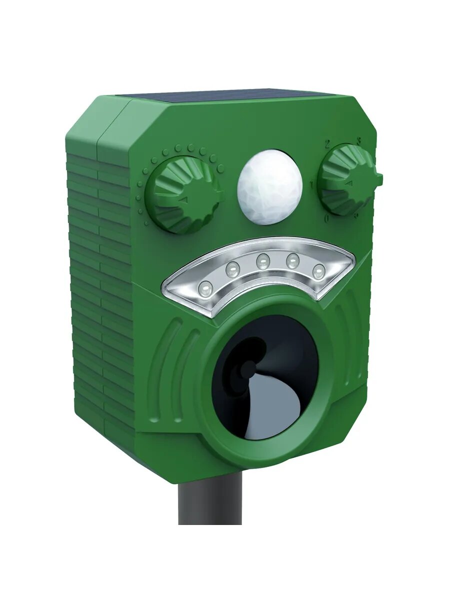 Ультразвуковой отпугиватель животных на солнечных батареях