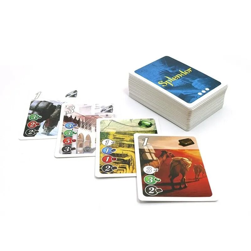 Настольная игра Роскошь (Splendor Mini) для взрослых и детей, 2-6 игроков, бумага, фабричное производство — фото 1