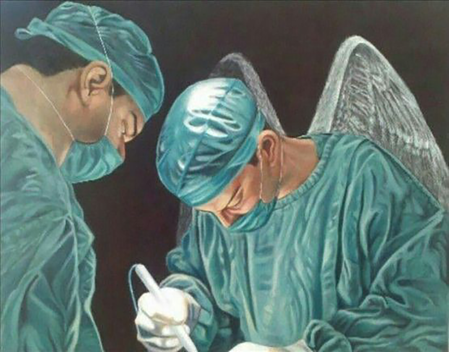 Картина по номерам "Хирургия Медицина", хлопковый холст на подрамнике 40х50 см, акрил, 000 Art Hobby Home