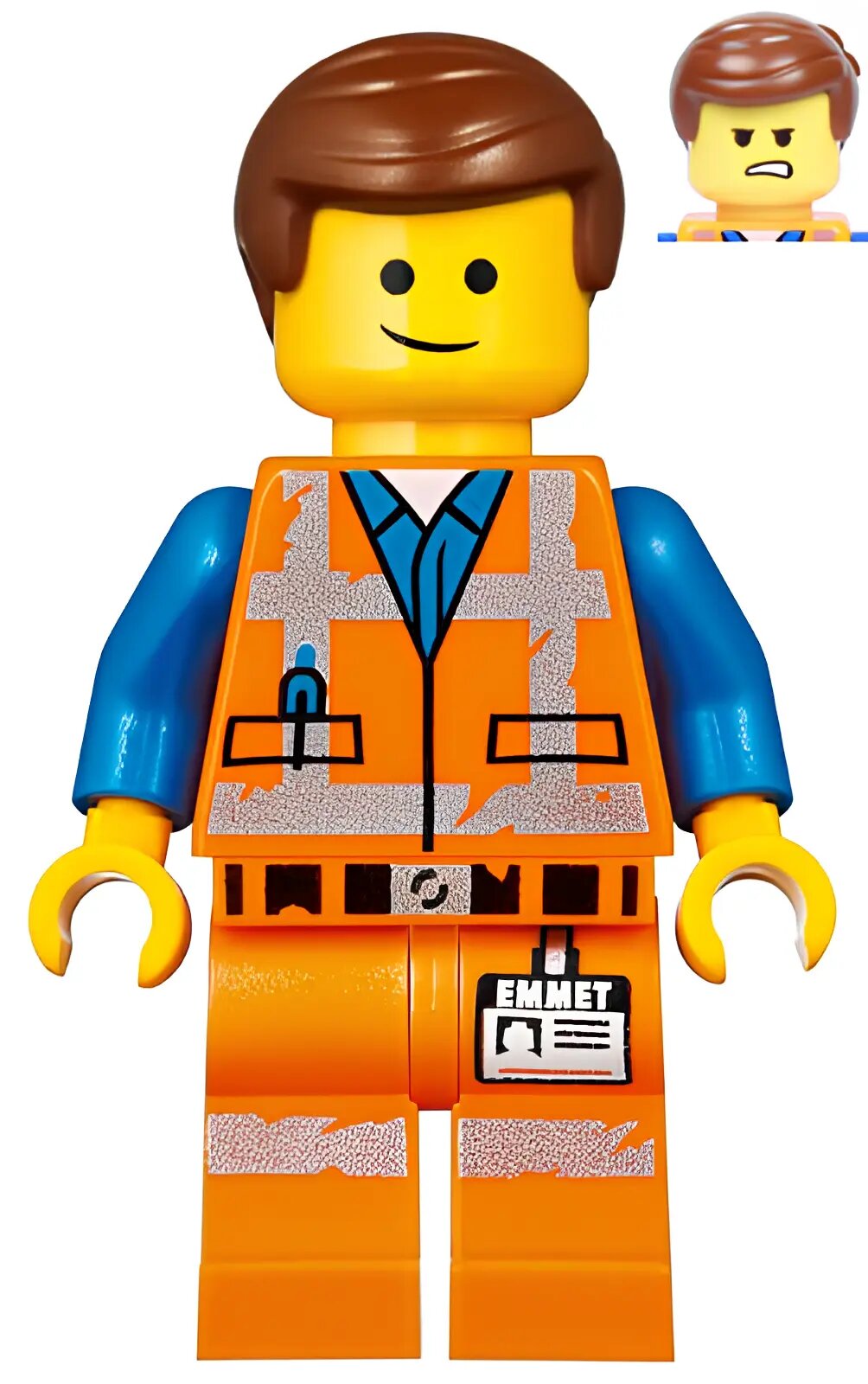 Минифигурка Lego The LEGO Movie 2 Emmet - Lopsided Smile / Angry, Worn Uniform tlm142 N