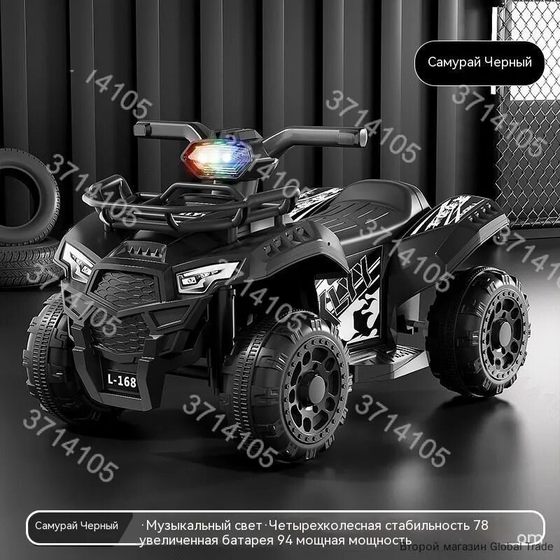 Эксклюзивный четырехколесный электробайк для детей 25 лет с мощной батареей, рассчитанный на нагрузку до 50 кг, представляет собой крупную катающуюся модель для мальчиков и девочек