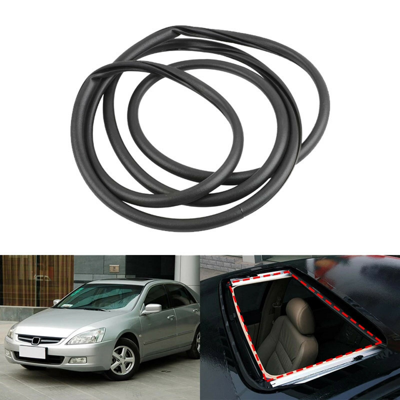 Резиновое уплотнение окна люка MyPads для Honda Accord и других моделей Honda