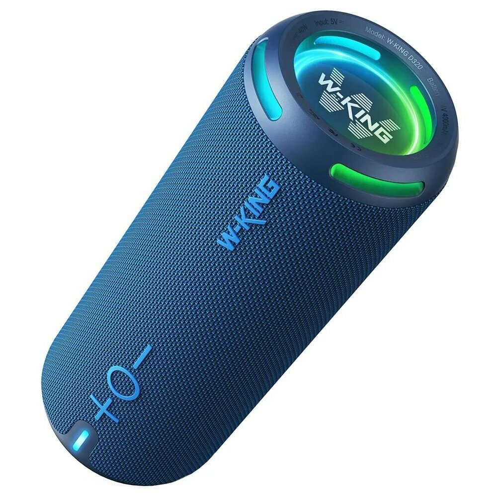 W-KING D320 Bluetooth-колонка 40W, 360 Surround, до 24 ч работы