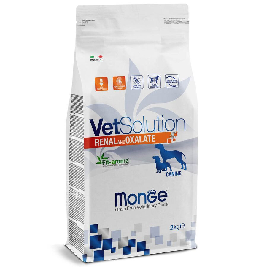Сухой корм для собак Monge VetSolution Dog Renal and Oxalate, диетический, при ХПН 2 кг