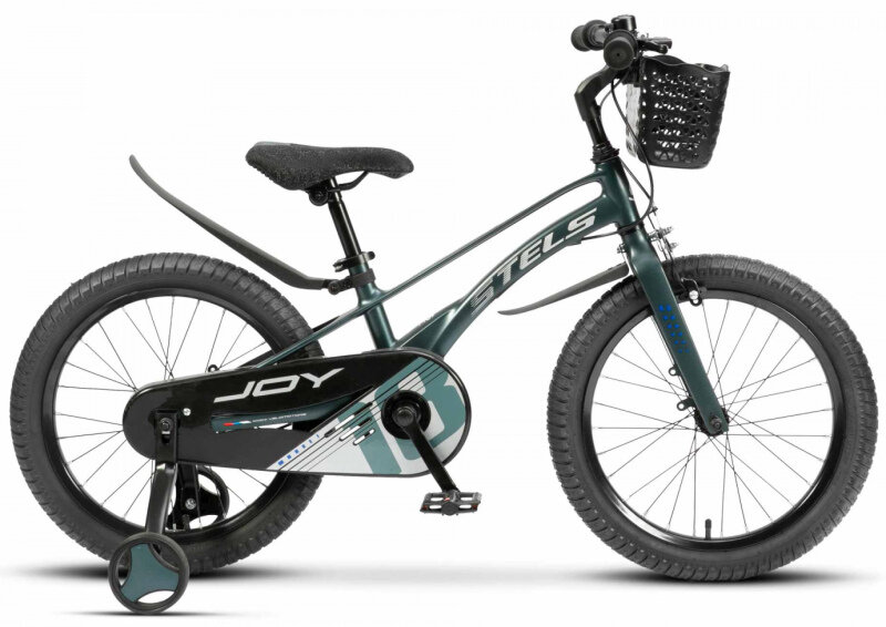 Детский велосипед Stels Joy KB 16" (2026) 16 Темно-серо-зеленый (100-115 см)