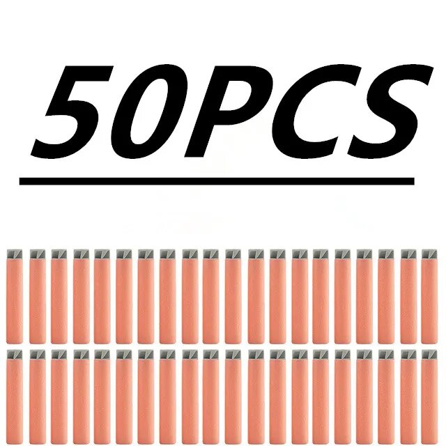 50шт. Оранжевые дротики для Nerf Accustrike