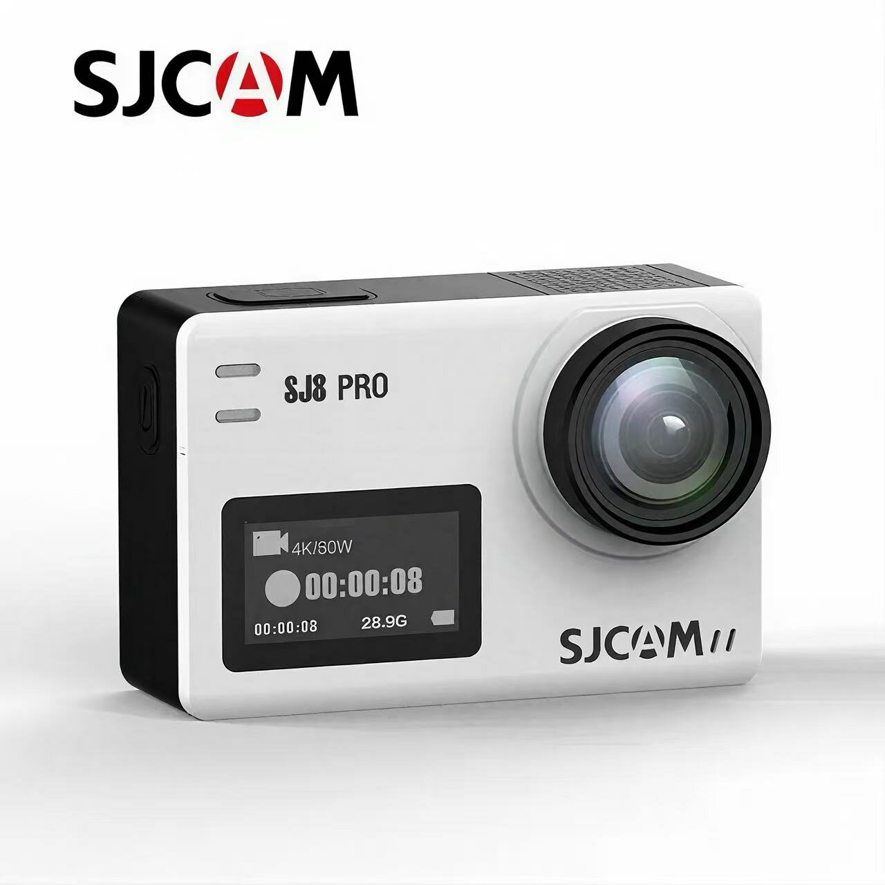 Экшн-камера SJCAM SJ8 Pro (Full box), 12МП, 3840x2160, 1200 мА·ч, белый