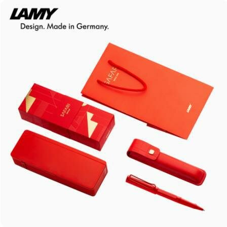 Немецкая перьевая ручка LAMY Hunting Fountain Pen 2021, лимитированная серия, цвет "Приэри-зеленый", подарочный набор для студентов для практики письма и в качестве подарка.