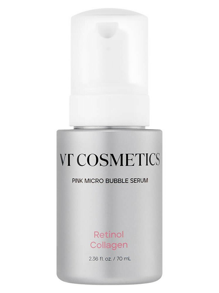 Пузырьковая сыворотка VT Cosmetics "Retinol Collagen", с ретинолом, для лица, 70мл