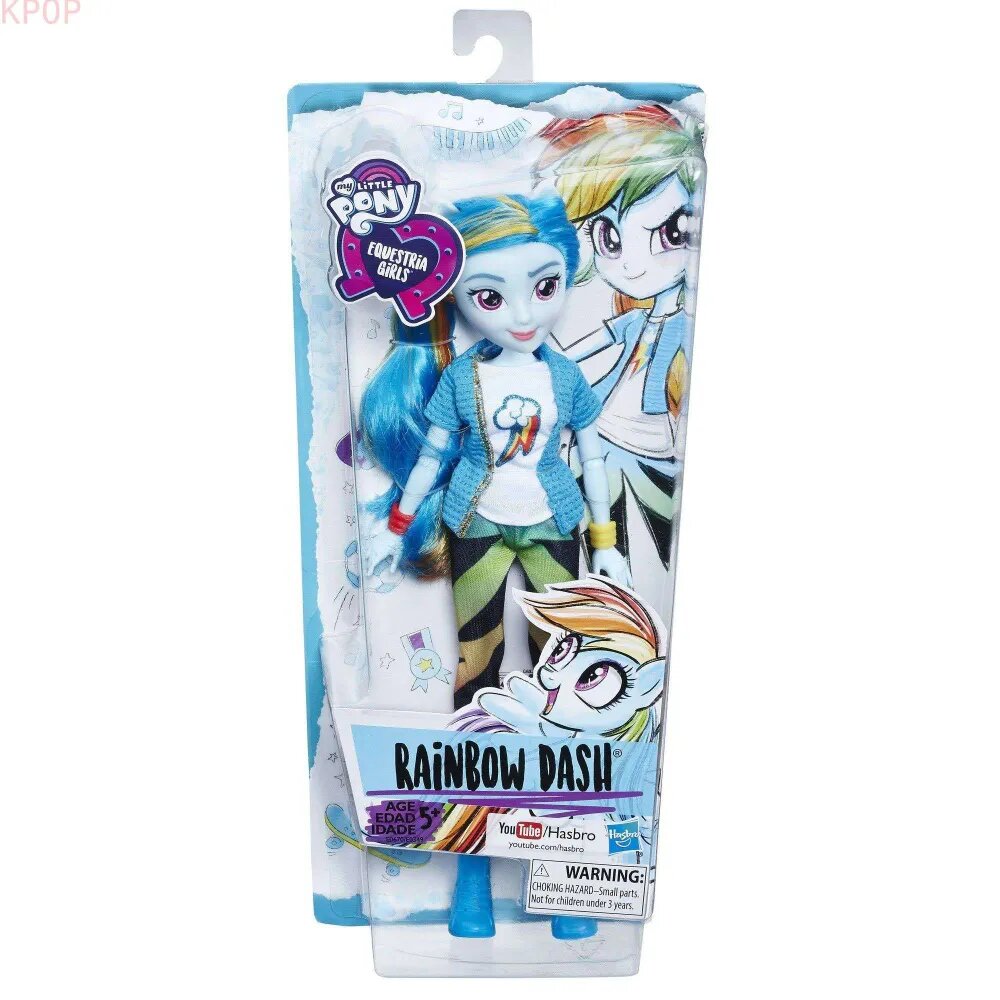 Фигурка My Little Pony Equestria Girls Rainbow Dash кукла для девочек пластик коллекционная шарнирная