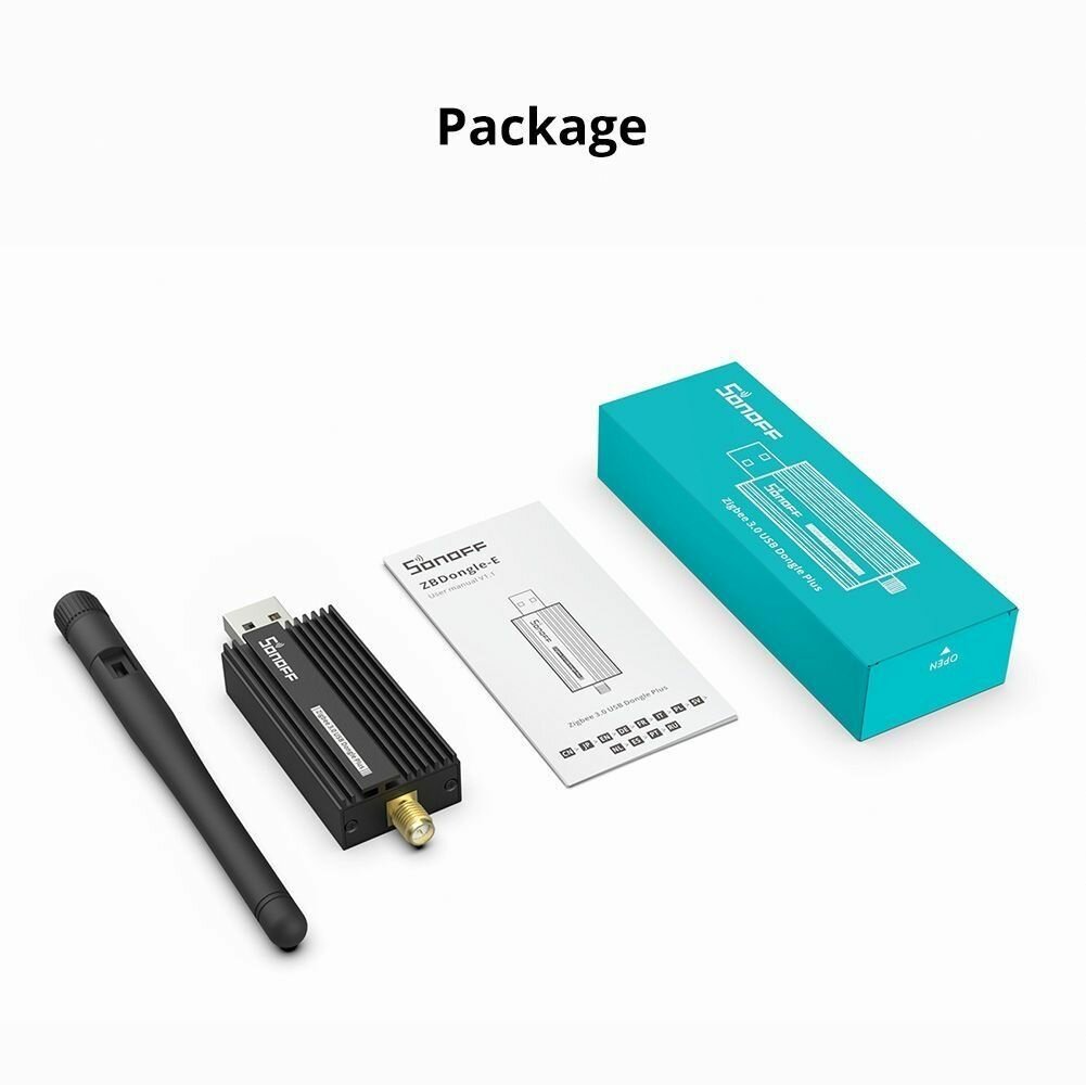 Zigbee координатор (шлюз) Sonoff ZBDongle-E USB Dongle Plus — фото 1