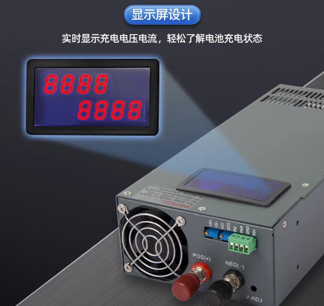 Модернизированный источник питания 2000 Вт, 12-48В, регулируемый CC/CV 0-24V 0-83A