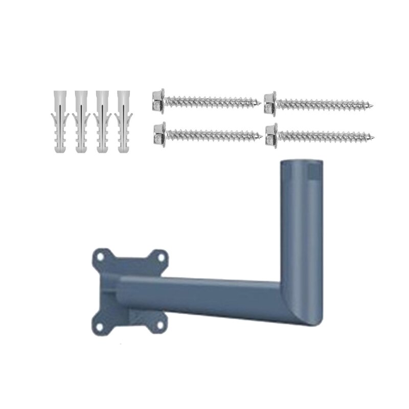 Сверхпрочный Длинный набор Настенных Креплений 15-дюймовое Монтажное решение, Устойчивое к атмосферным воздействиям Длинное Настенное Крепление, Простая установка для спутниковых систем