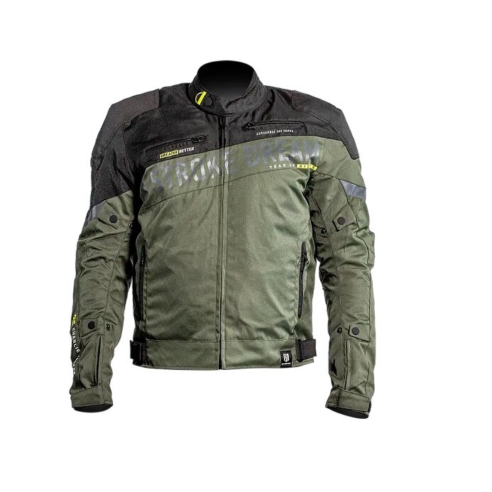 Мотокуртка FSD Charlie black-green. L. Черный-зеленый