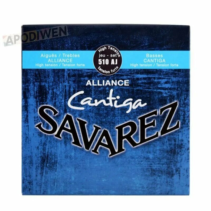 Струны для акустической гитары Savarez 510AJ из композитного карбона (высокое напряжение) Apodiwen