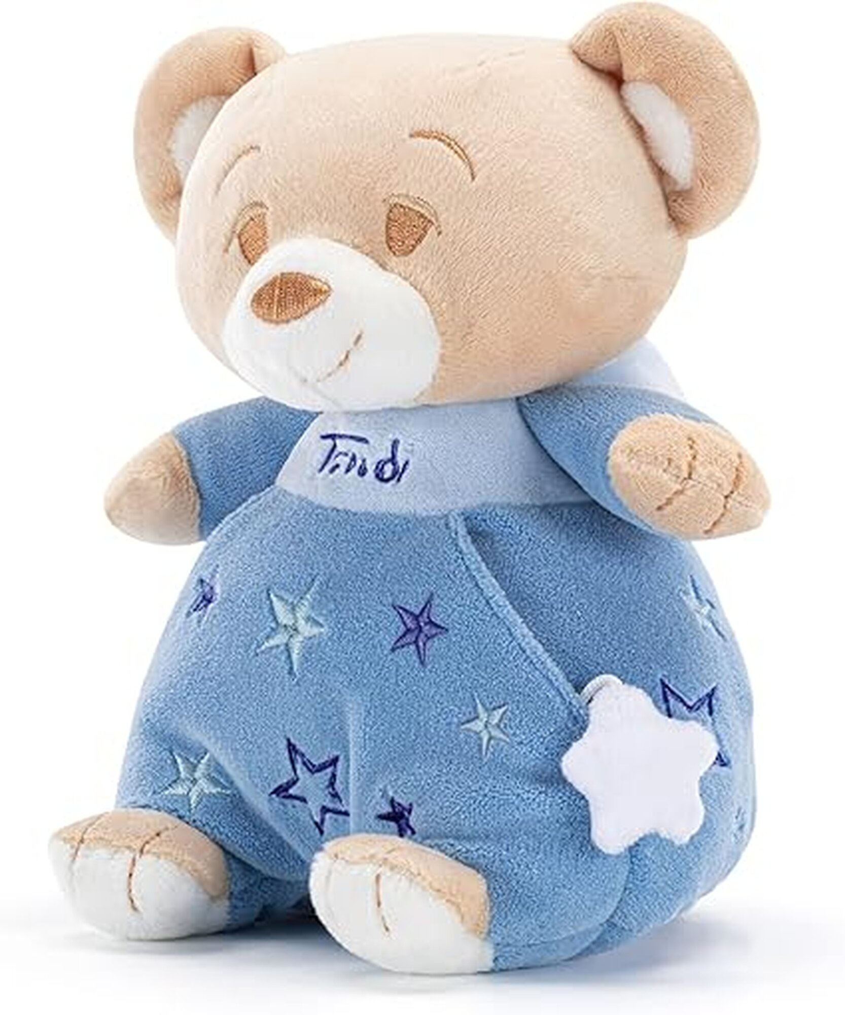 Мягкая игрушка Trudi - Плюшевый мишка в голубом наряде, 18 см - 18174