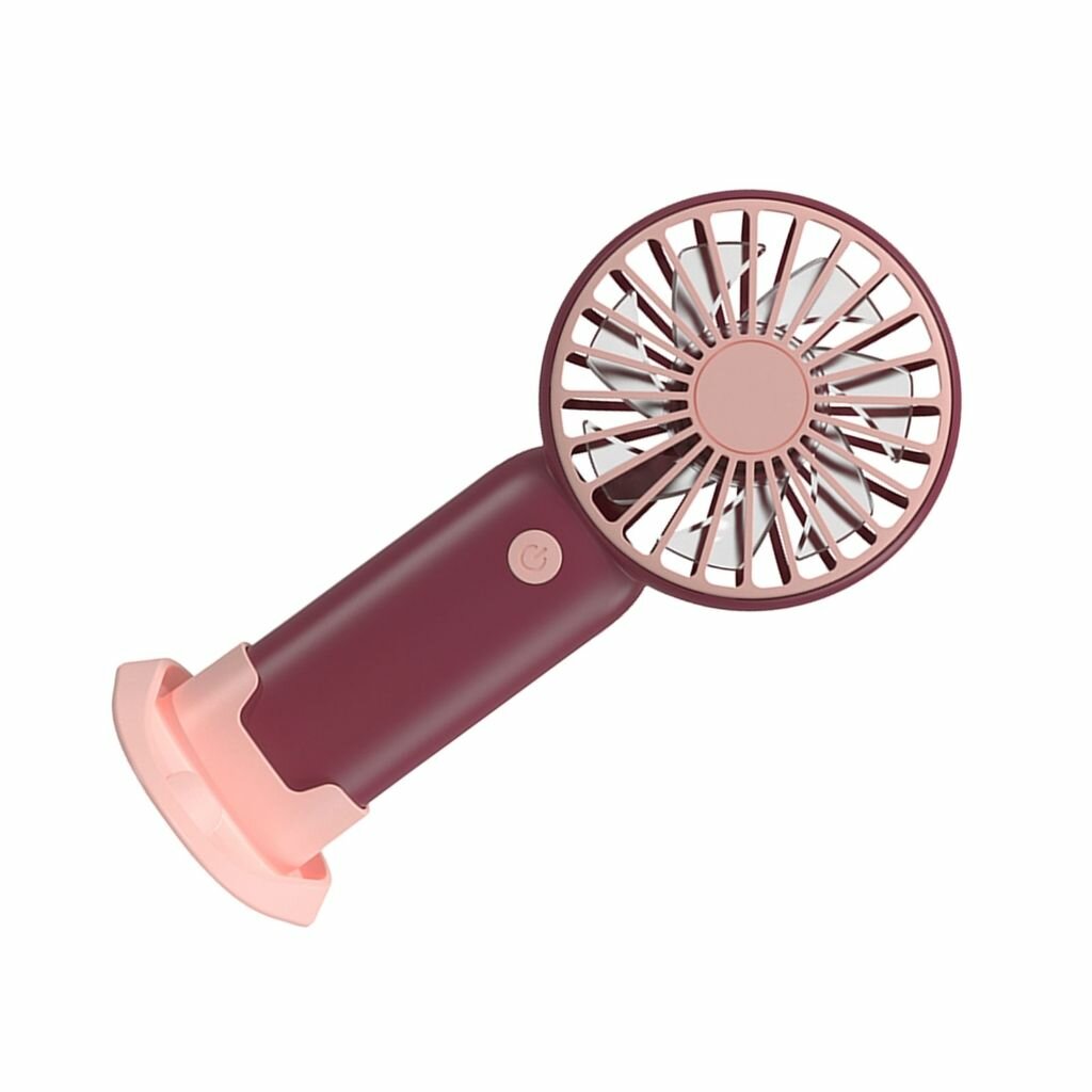 (1шт) Портативный USB-вентилятор Mini portable small fan (для хранения)-красный