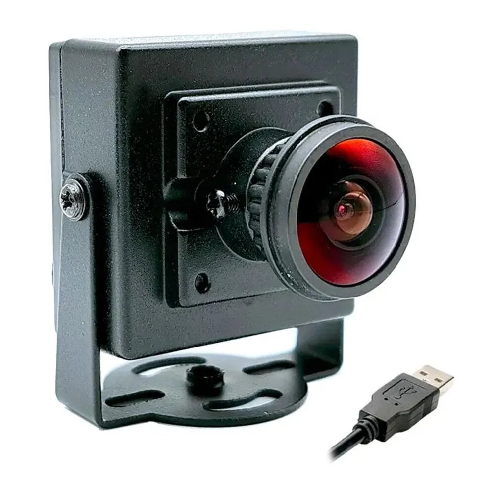 160-градусный широкоугольный объектив 1,8 мм Fisheye 2K HD веб-камера для ПК Plug & Play