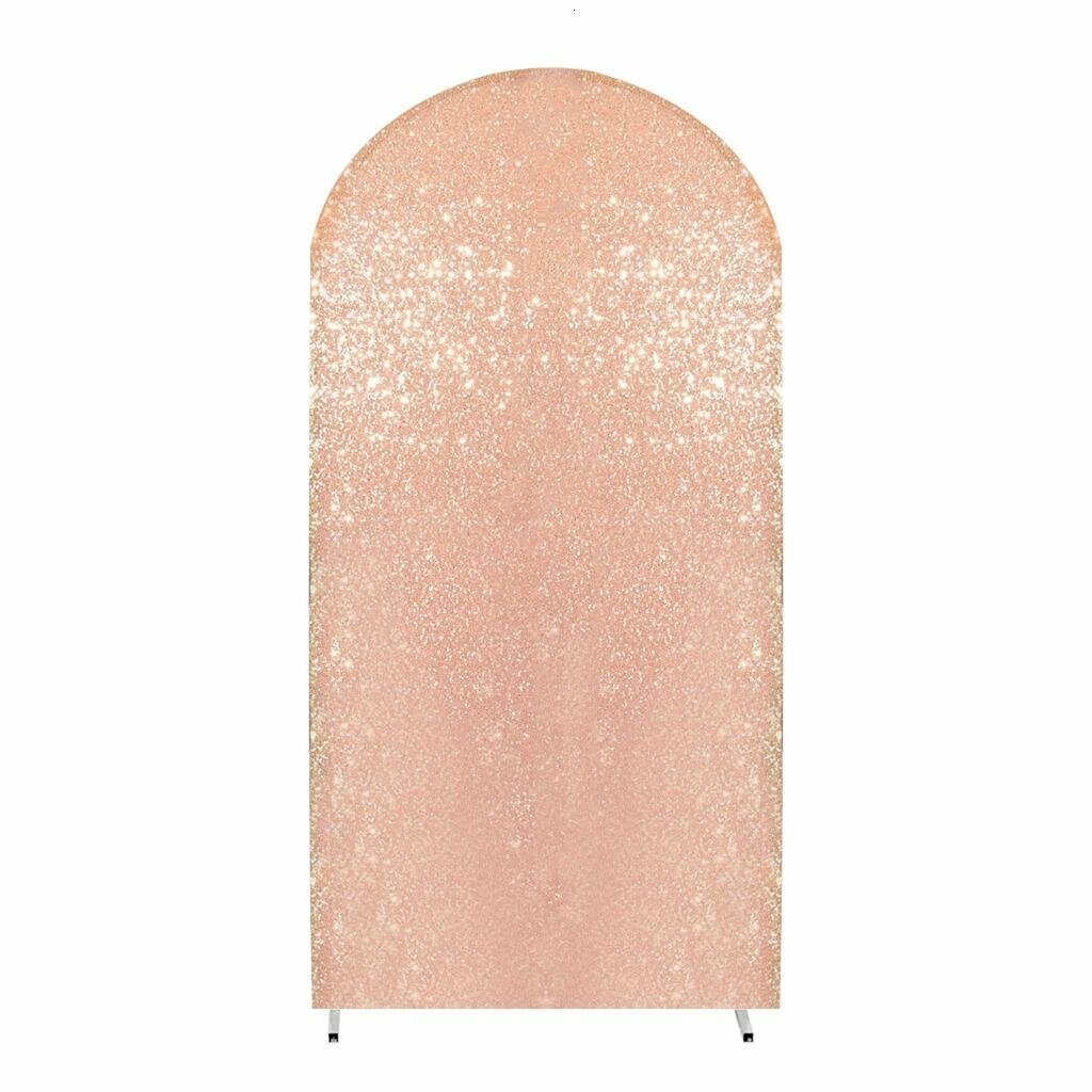 Круглая арка для свадебного фона, Розовое золото - 6