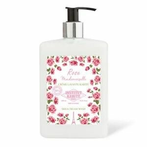 Institut Karite - Shea Cream Wash Rose Mademoiselle Крем-гель для душа с маслом ши и нежным ароматом розы 500 мл