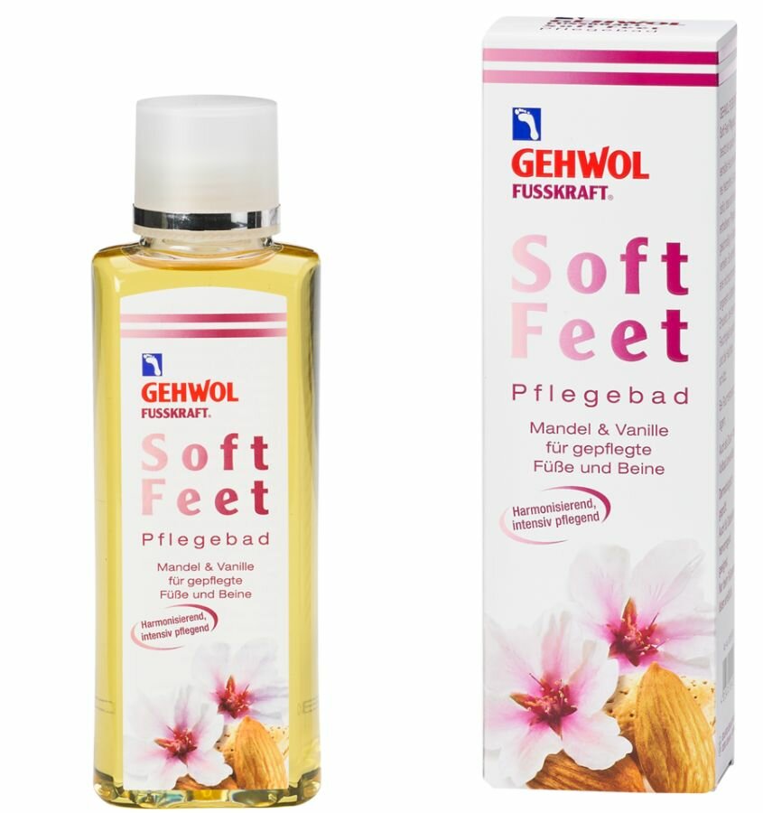Gehwol - Fusskraft Soft Feet Nourishing Bath Ванна для ног Миндаль и Ваниль 200 мл
