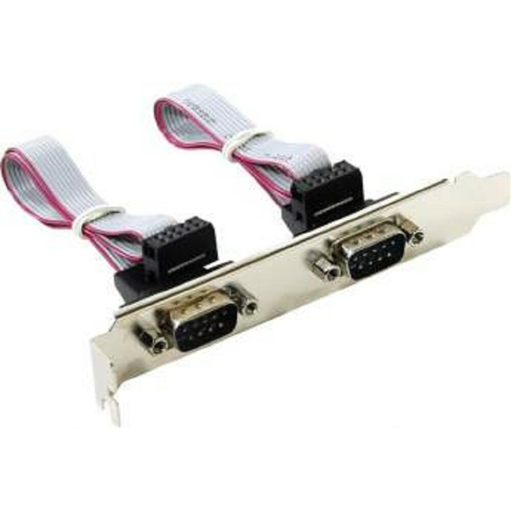 Orient кабели C088, Планка портов в корпус 2xCOM DB9 Male, oem 33302