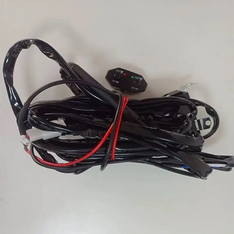 7-дюймовый круглый светодиодный внедорожный фонарь, противотуманный фонарь, flashing line set